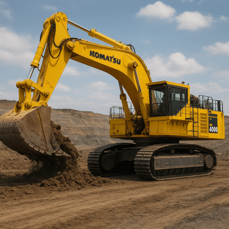 Komatsu PC4000 – (mining excavator) - Machines at work