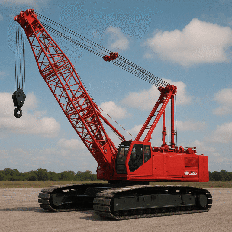 Manitowoc MLC650 – (crawler crane) - Machines at work