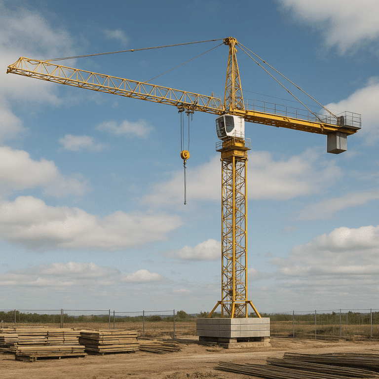 Potain MDT 809 – (tower crane) - Machines at work