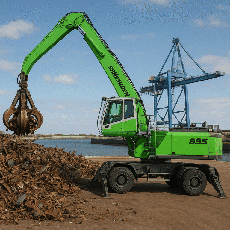 SENNEBOGEN 895 E – (material handler, port operations) - Machines at work