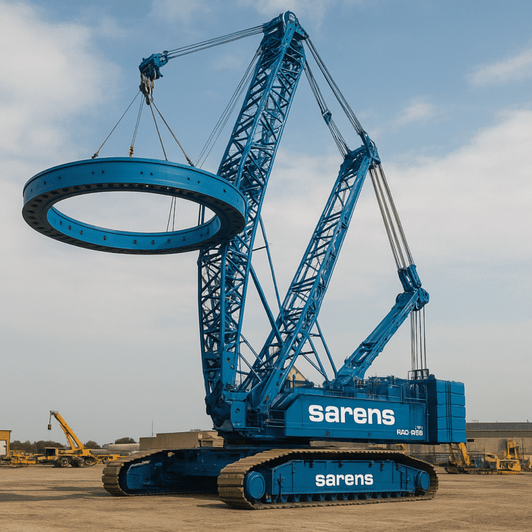 Sarens SGC-250 – (ring cranes, heavy lifting) - Machines at work