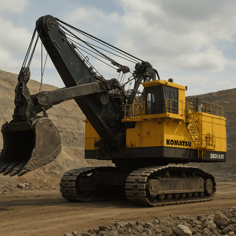 Komatsu P&H 2800XPC – (mining shovel) - Machines at work