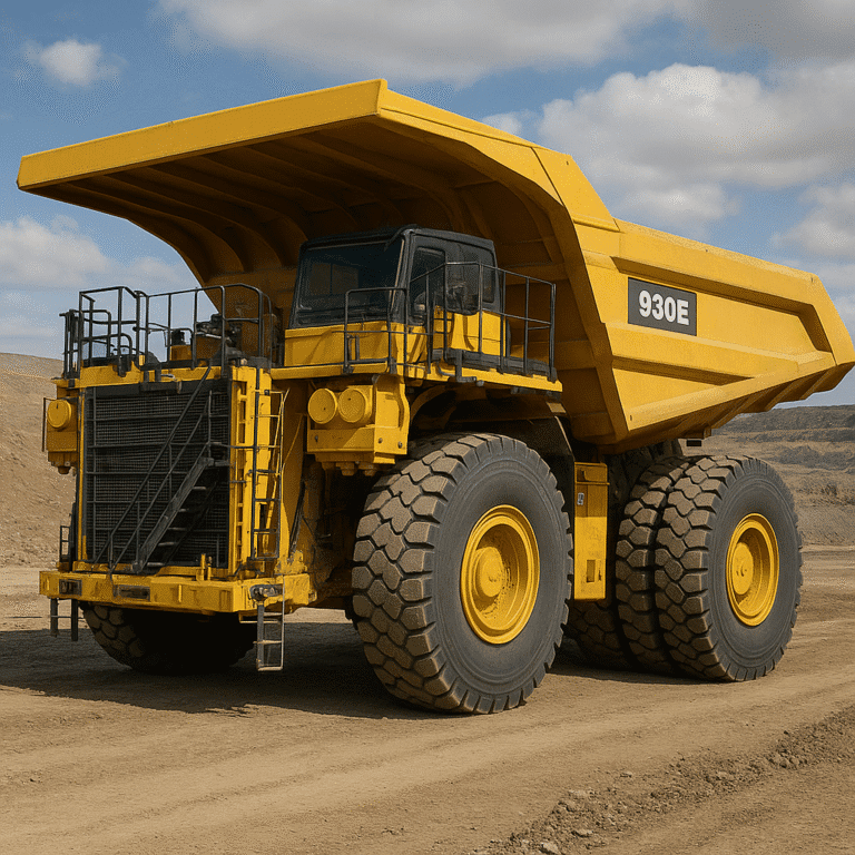 Komatsu 930E – (haul truck) - Machines at work