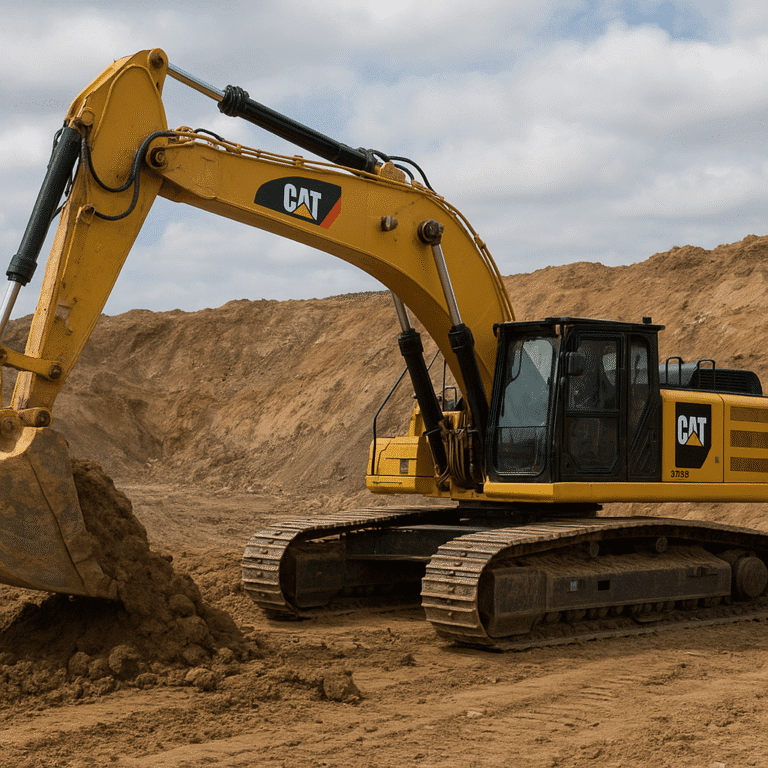 Caterpillar 6015B – (hydraulic excavator) - Machines at work