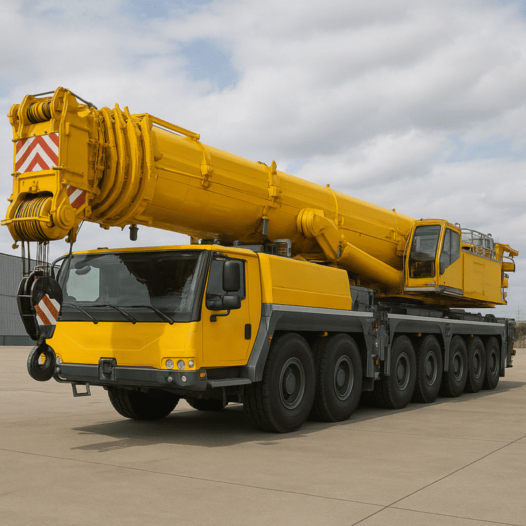 Liebherr LTM 1750-9.1 – (mobile crane) - Machines at work