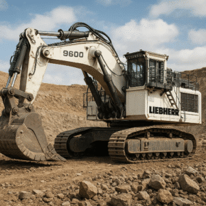 Liebherr R 9600 – (mining excavator) - Machines at work