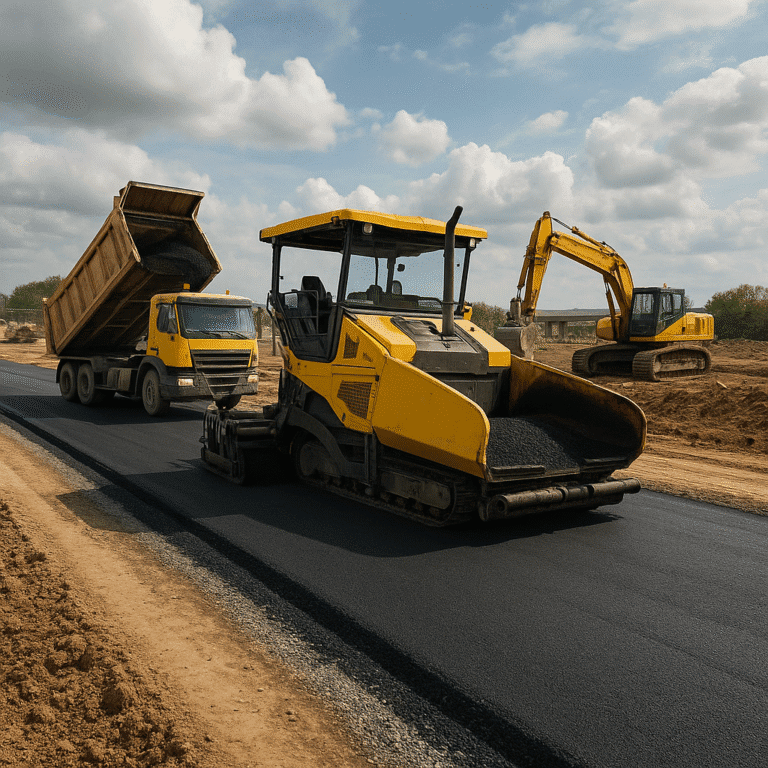 How Machines Build Highways Faster Than Ever Before - Machines at work