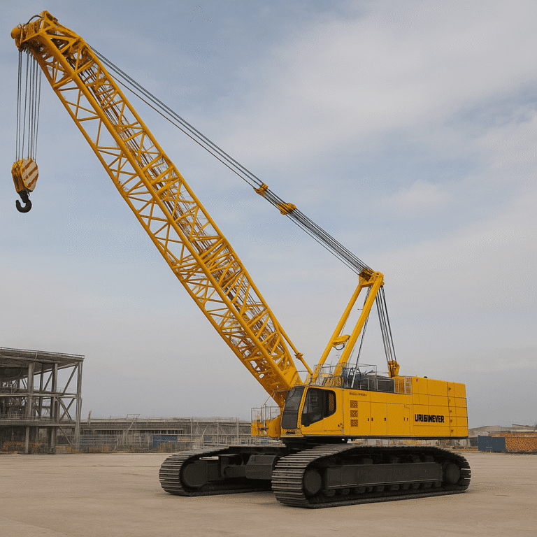Liebherr LR 1600/2 – (crawler crane) - Machines at work