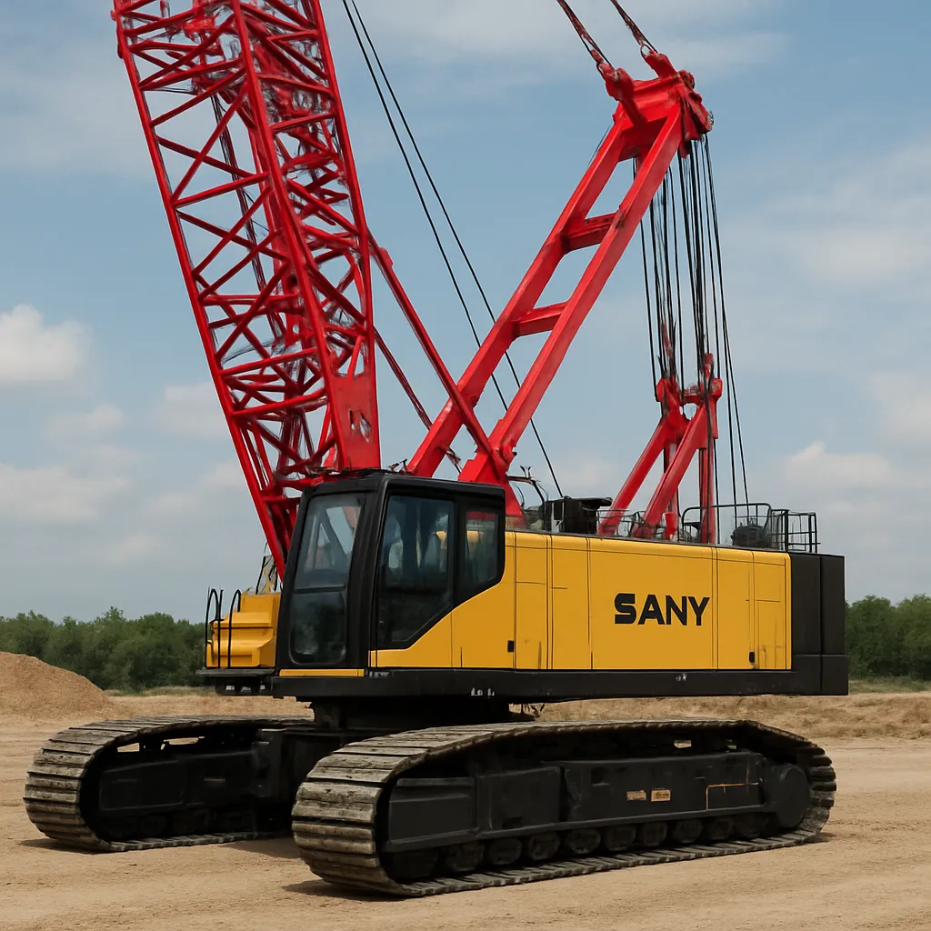 SANY SCC6000A – (crawler crane) - Machines at work
